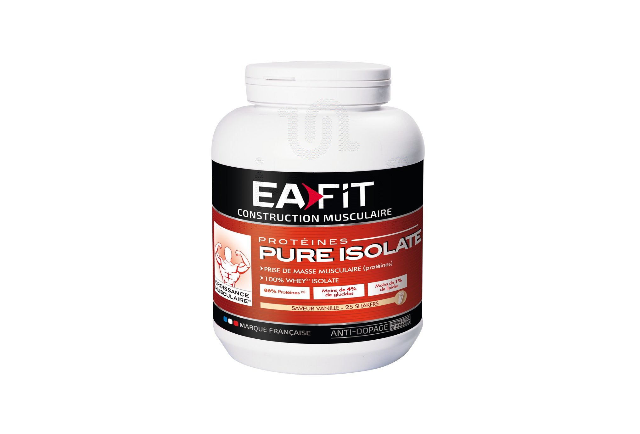 EAFIT Protéines Pure Isolate 750g - vanille pas cher