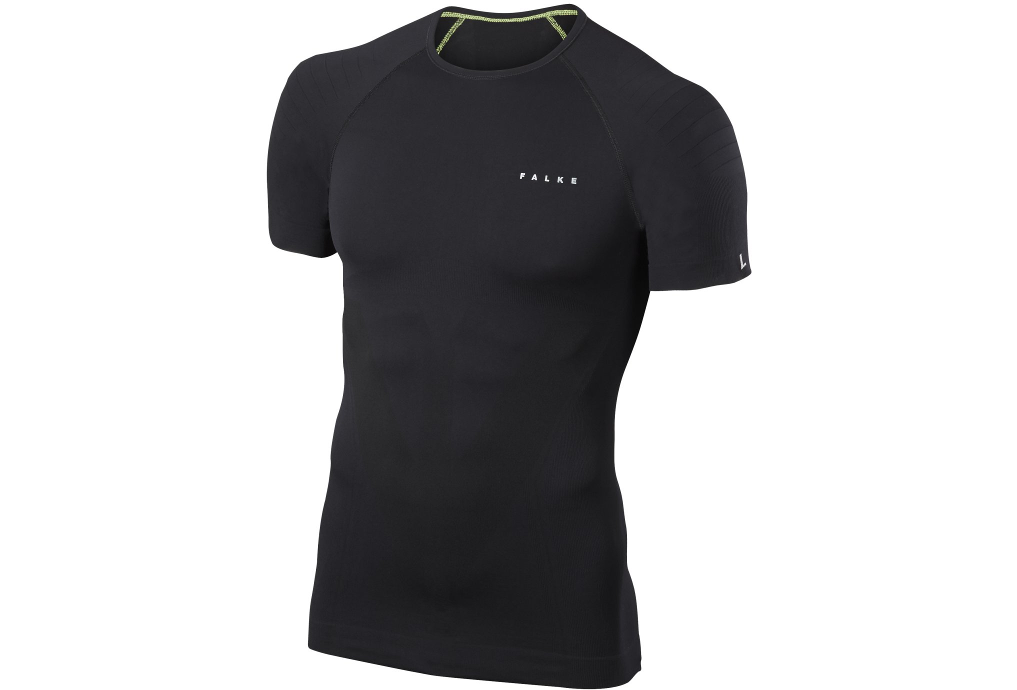 Falke Tee-shirt Athletic ShortSleeved M homme Noir pas cher