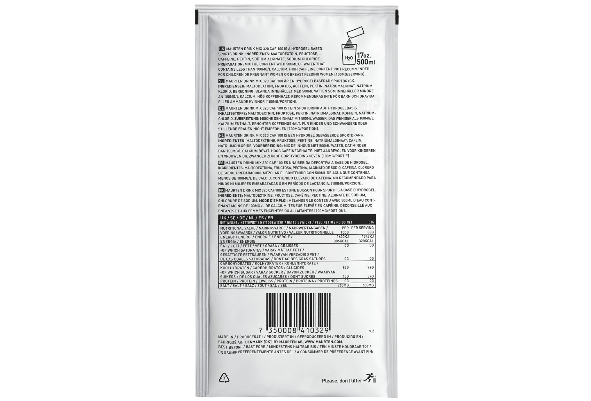 Maurten Drink Mix 320 CAF 100 special offer | Sports nutrition Sports ...
