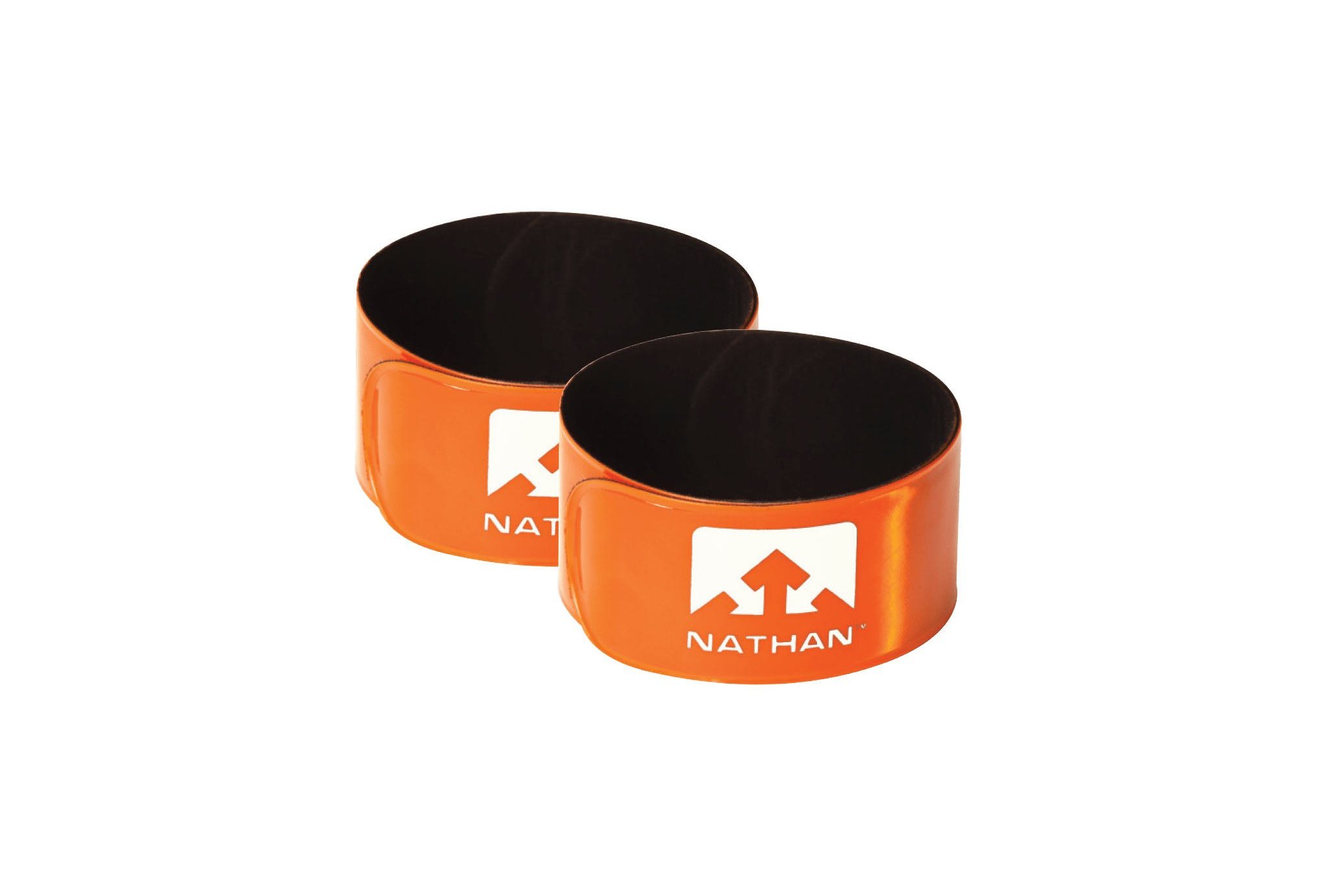 Nathan Reflective Snap Bands x2 | Sports accessories Armband Nathan