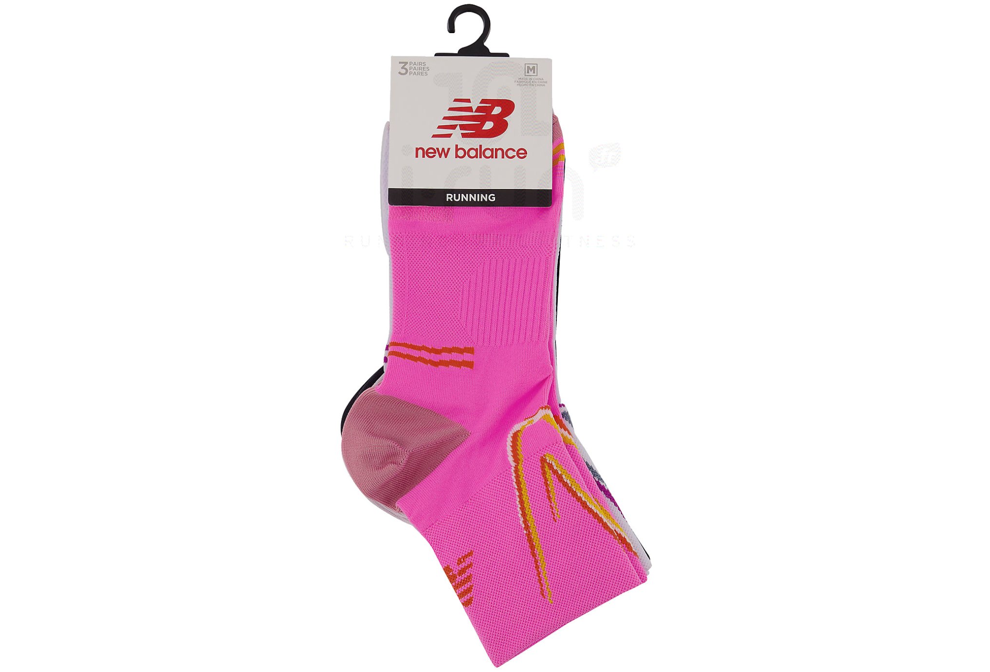 New Balance pack de 3 pares de calcetines Run Impact Ankle en promoción ...