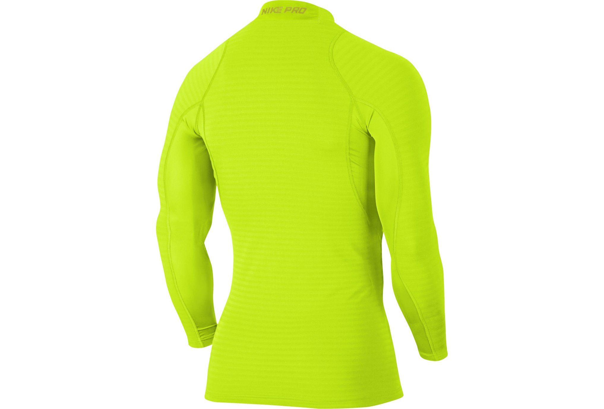 Nike Pro Warm Compression Mock M homme Jaune/or pas cher
