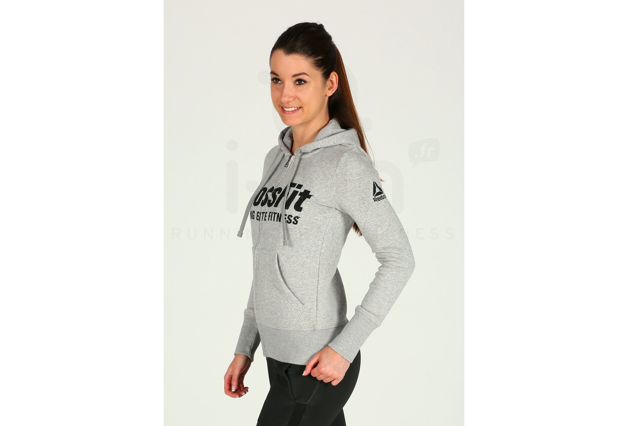 Reebok Chaqueta CrossFit Full Zip en promoción | Mujer Ropa Crossfit ...