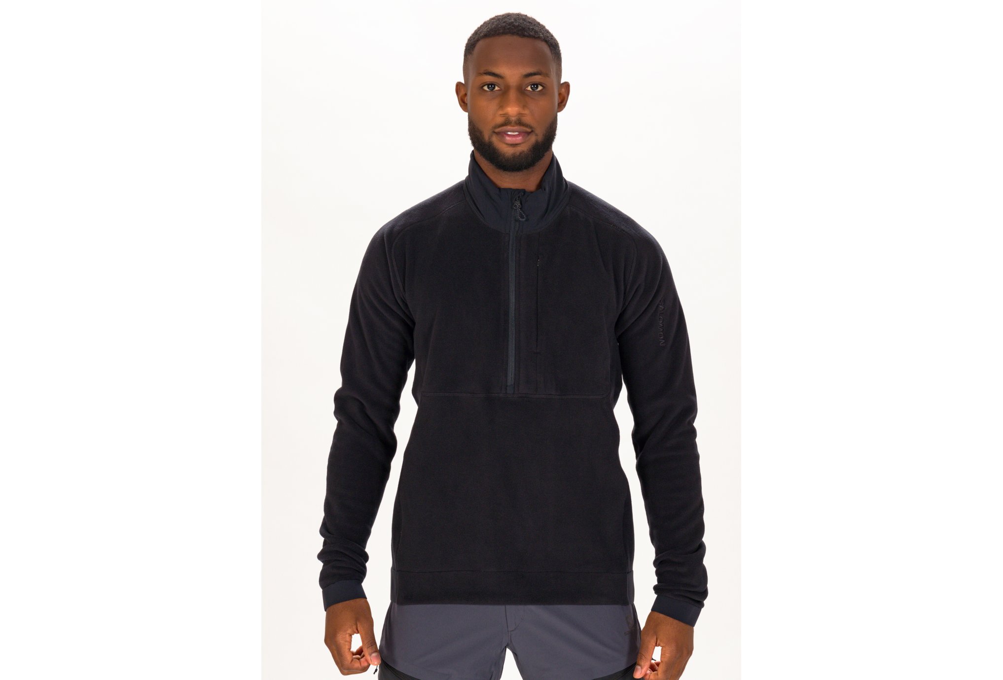 Salomon Essential Micro Fleece M special offer | Men Clothing Fleece ...