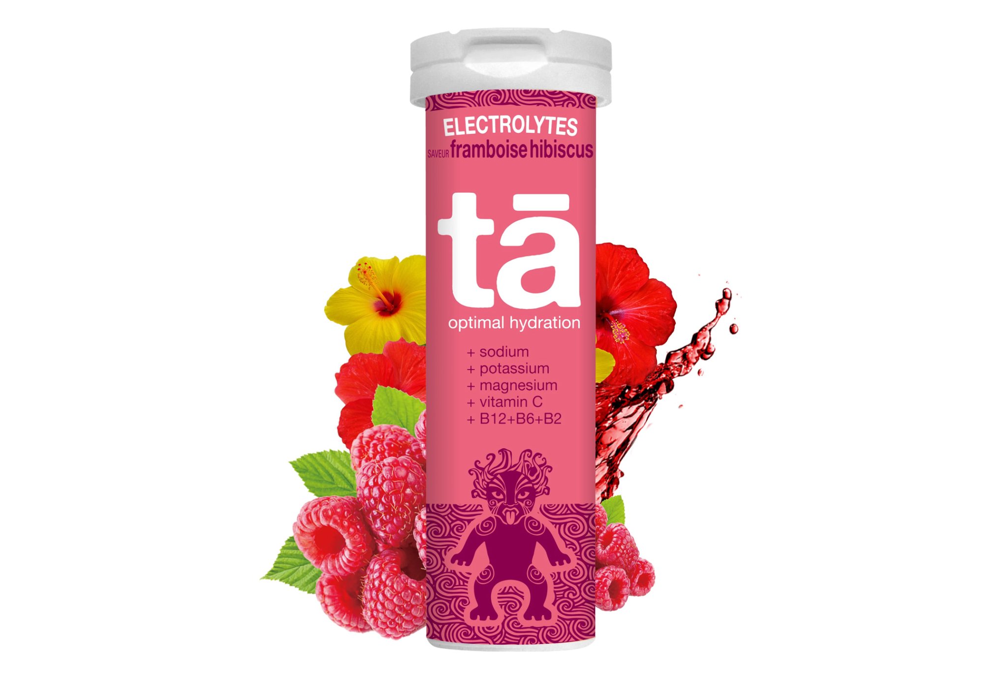 Ta Energy Electrolytes Tabs - Framboise Hibiscus | Sports nutrition ...